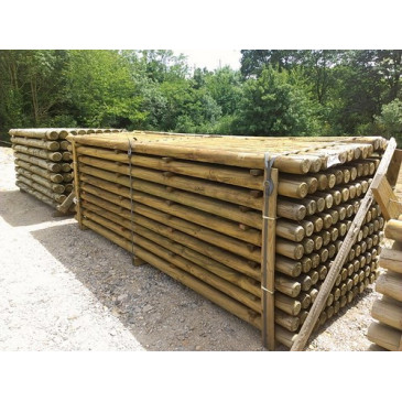 Rondin Autoclave, Bois extérieur - Bois - MASTOCK
