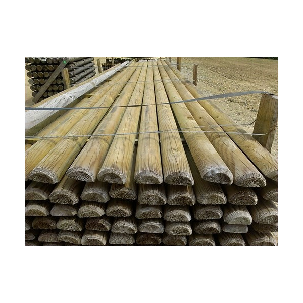 1/2 Rondin, Bois extérieur - Bois - MASTOCK