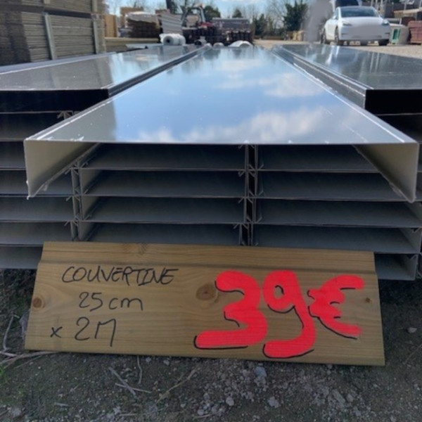 Couvertines acier - Tôles - Mastock